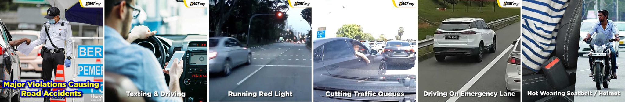 Major Violations Causing Road Accidents | Saat