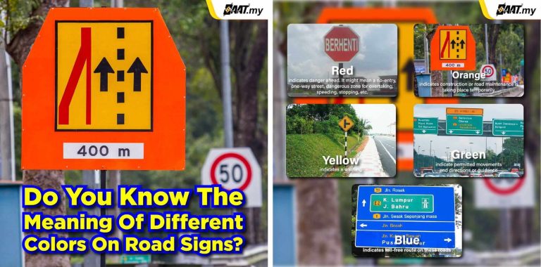 Do You Know The Meaning Of Different Colors On Road Signs? | Saat